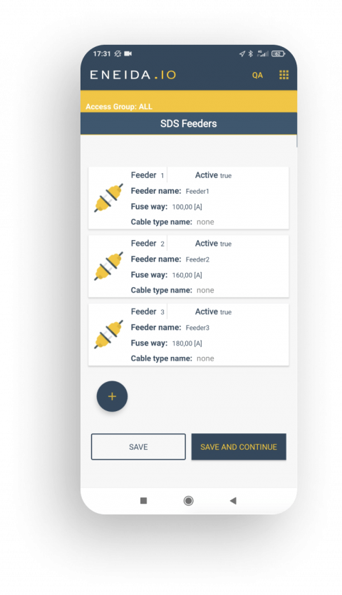 edgeforce operators' mobile app device configuration