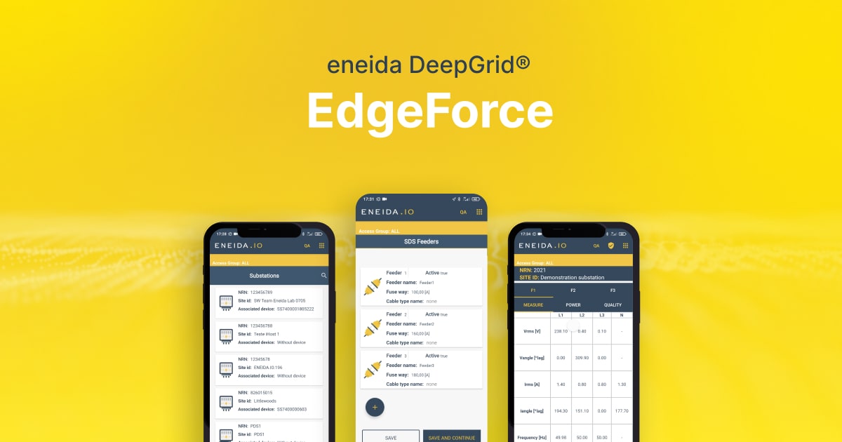 edgeforce operators' mobile app device configuration